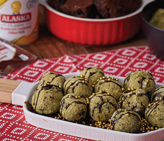 Classic Matcha Fudge Balls - Alaska Nanay Club