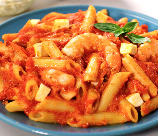 Creamy Shrimp Penne - Alaska Nanay Club
