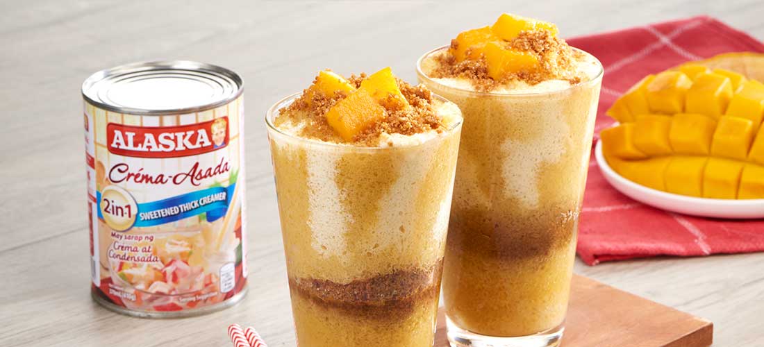 Creamy Sherep Mango Graham Shake - Alaska Nanay Club