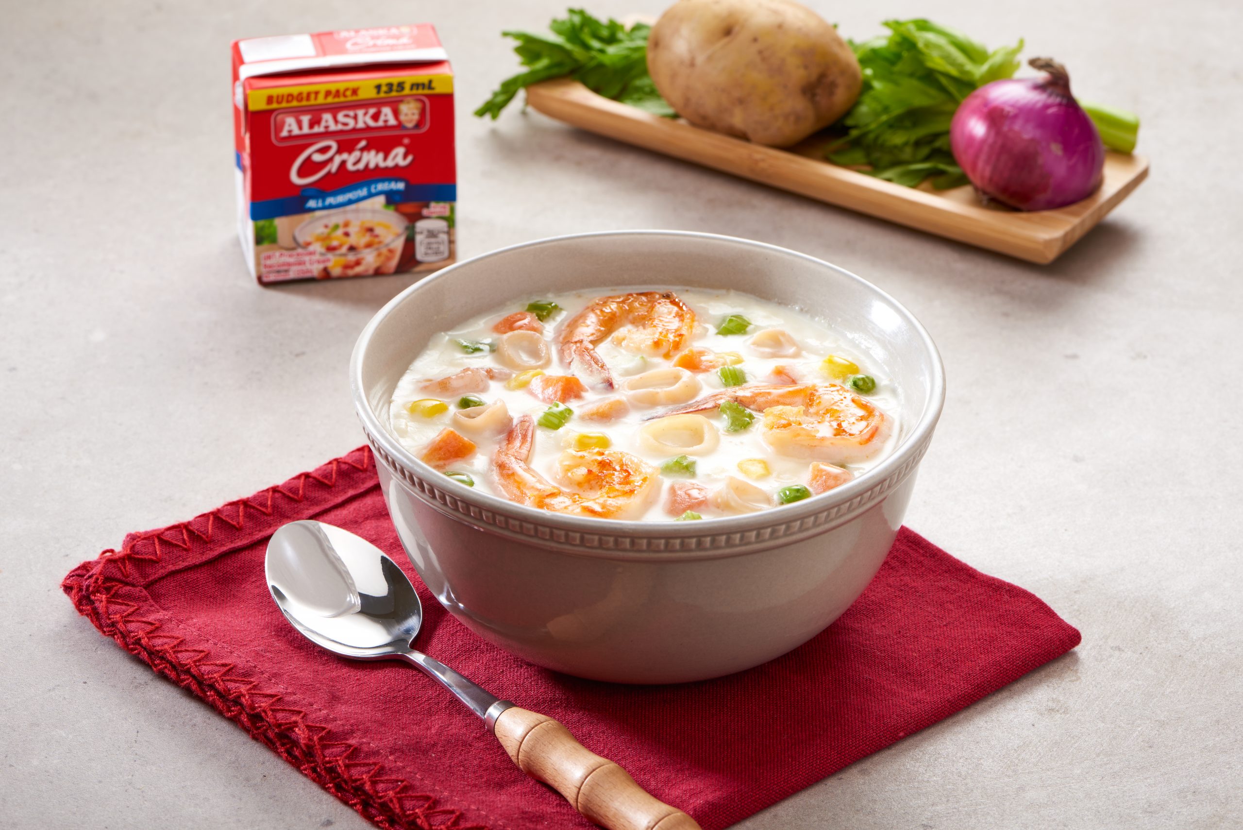 Creamy Seafood Chowder - Alaska Nanay Club