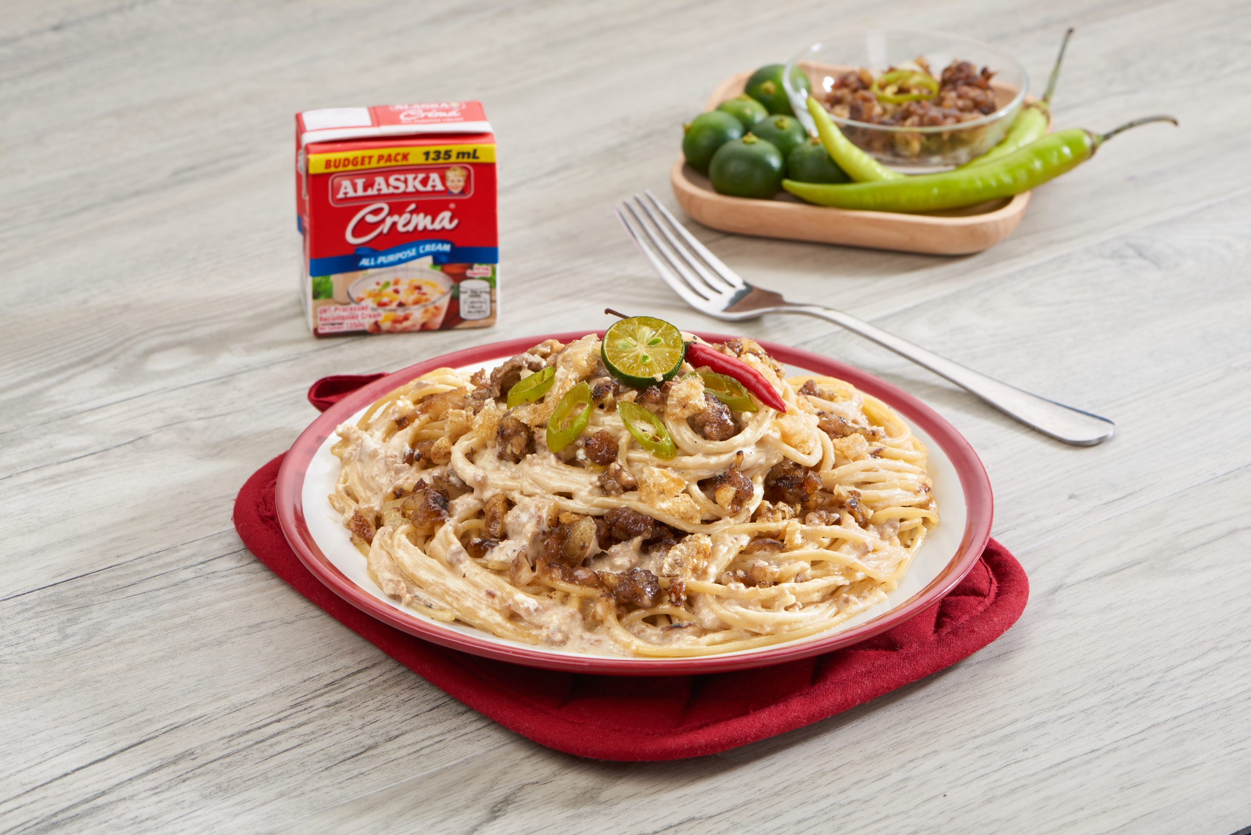 Creamy Sisig Pasta - Alaska Nanay Club