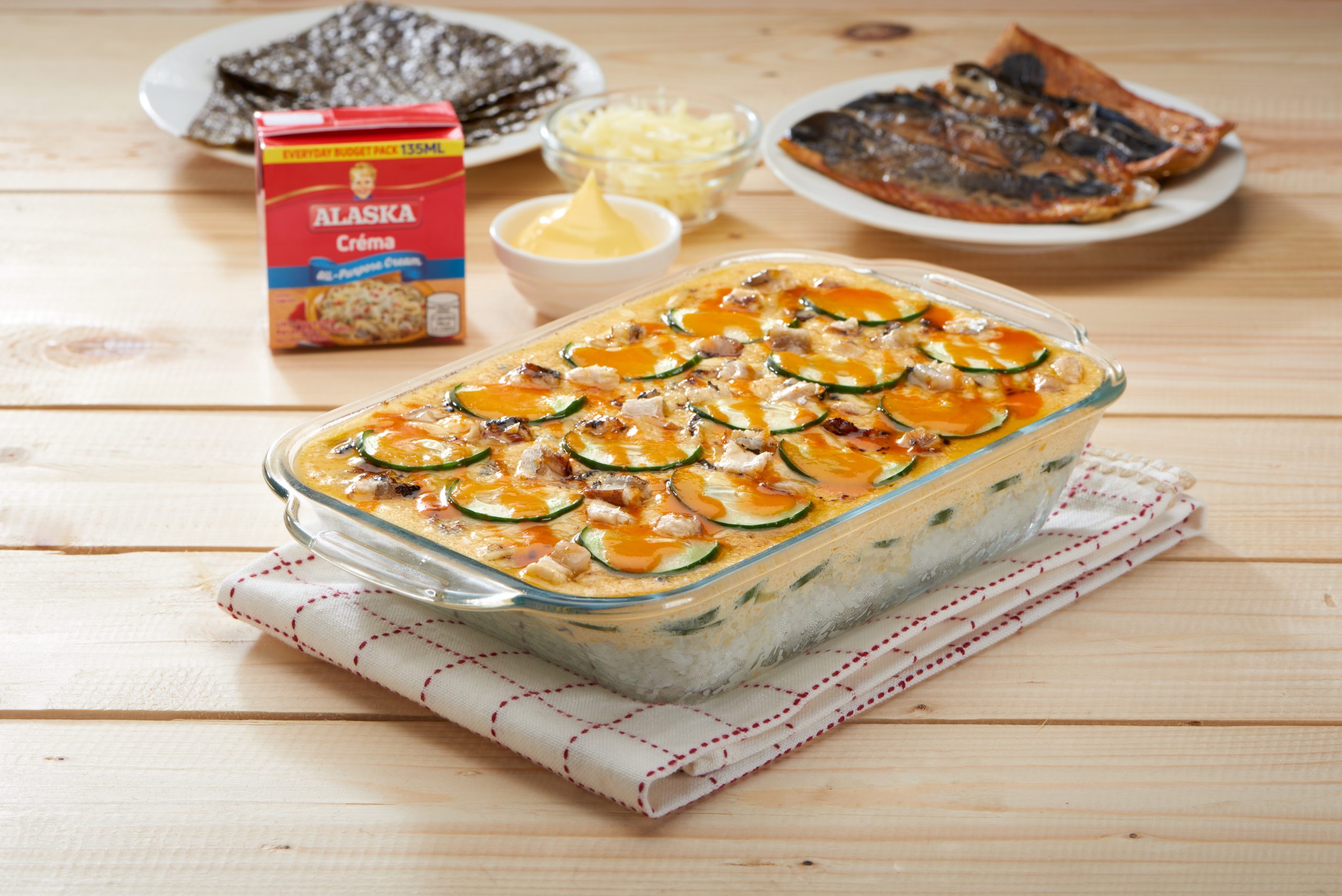 Creamy Bangus Sushi Bake - Alaska Nanay Club
