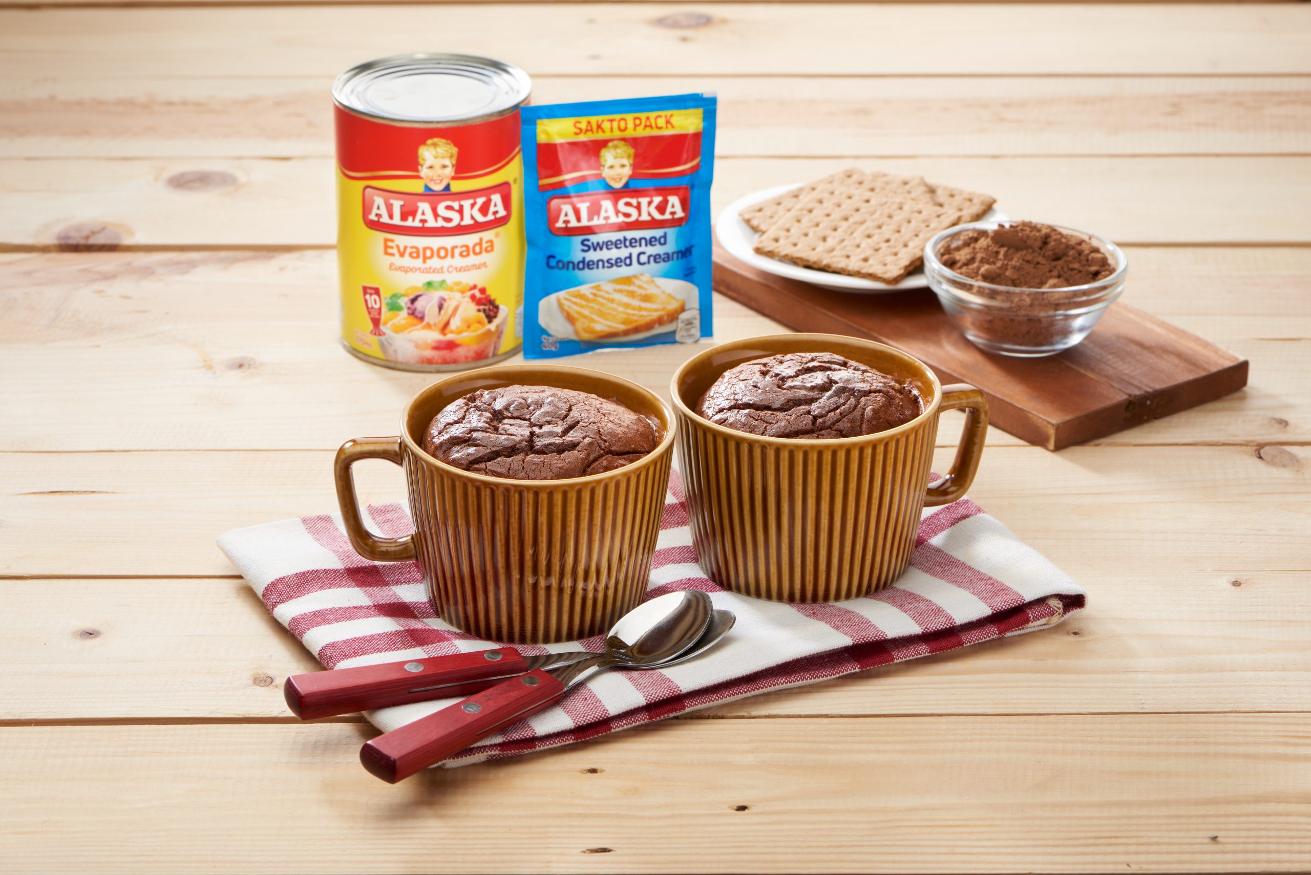 Creamy Choco Graham Mug Cake - Alaska Nanay Club