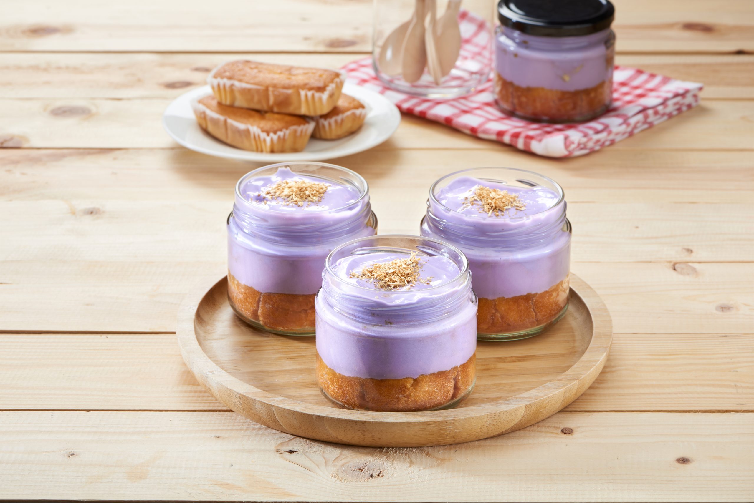 Creamy Fudgee Bar Ube Macapuno Cake in a Jar – Alaska Nanay Club