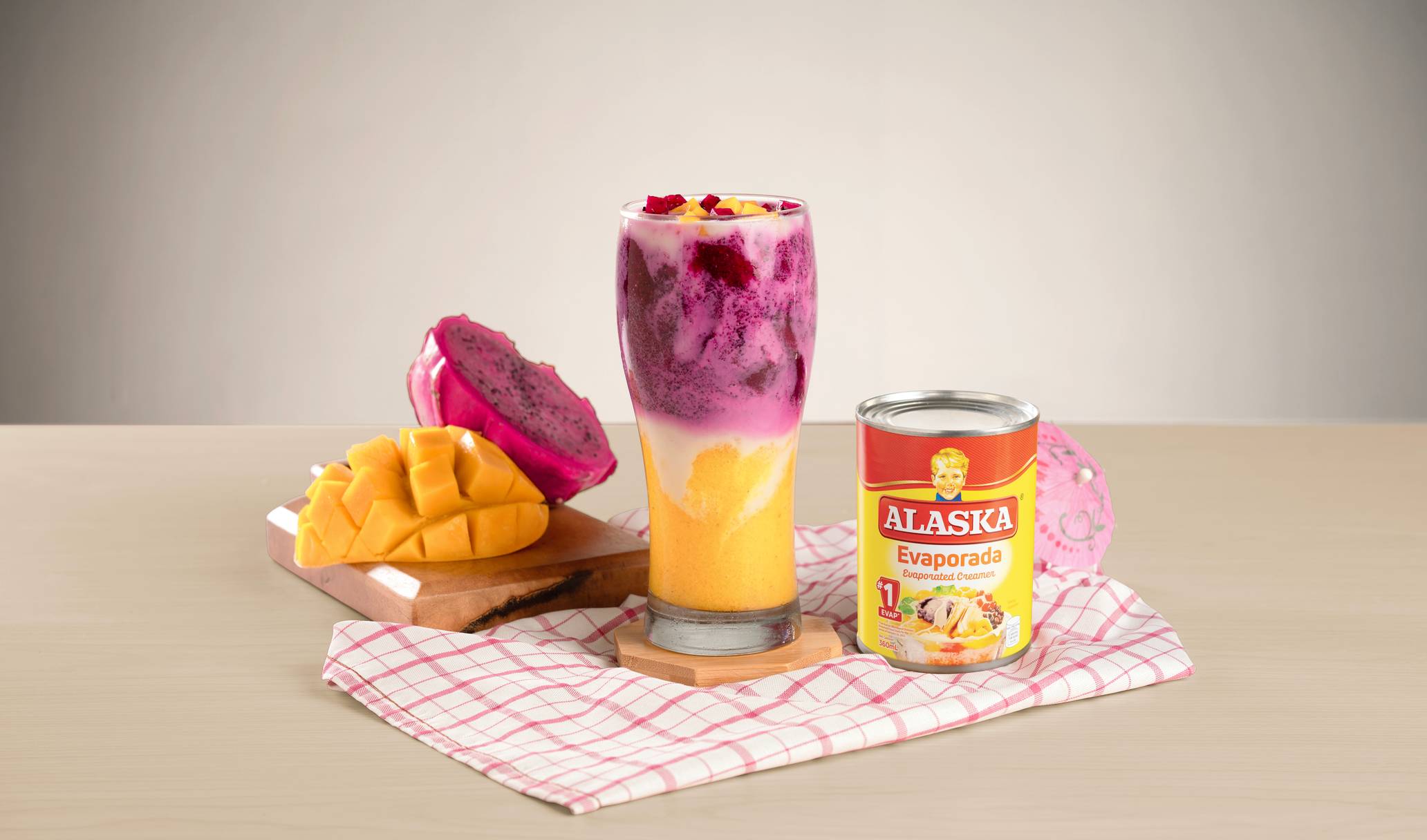 Mango Dragon Fruit Shake - Alaska Nanay Club